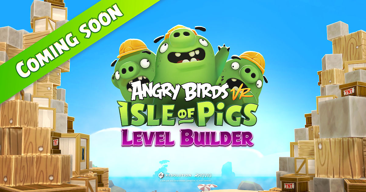 Level Editor für Angry Birds VR: Isle of Pigs angekündigt (PC, PS4)